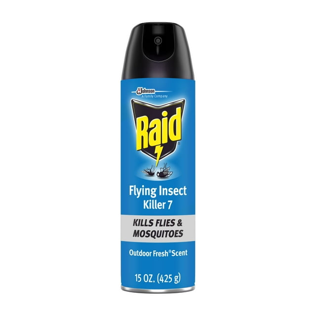 Raid Flying Insect Killer 7, Insecticide Spray for Wasps, Mosquitos ...
