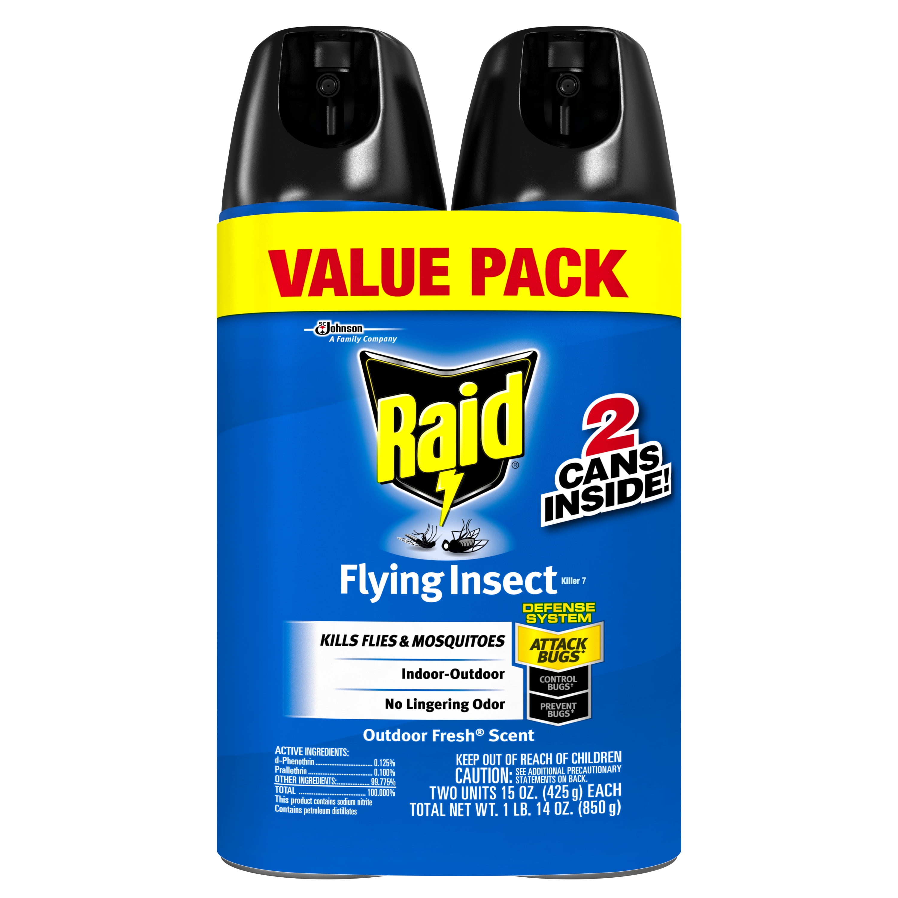 Raid Flying Insect Killer Bug Spray 7, Get Rid of Flies & Other Bugs ...