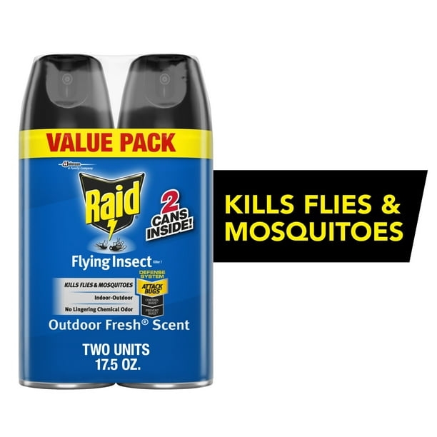 Raid Flying Insect Killer Bug Spray 7, Get Rid of Flies & Other Bugs ...