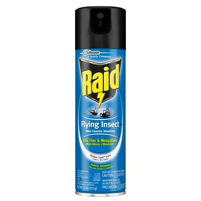 Raid Flying Insect Killer Outdoor Fresh 11 oz - Walmart.com