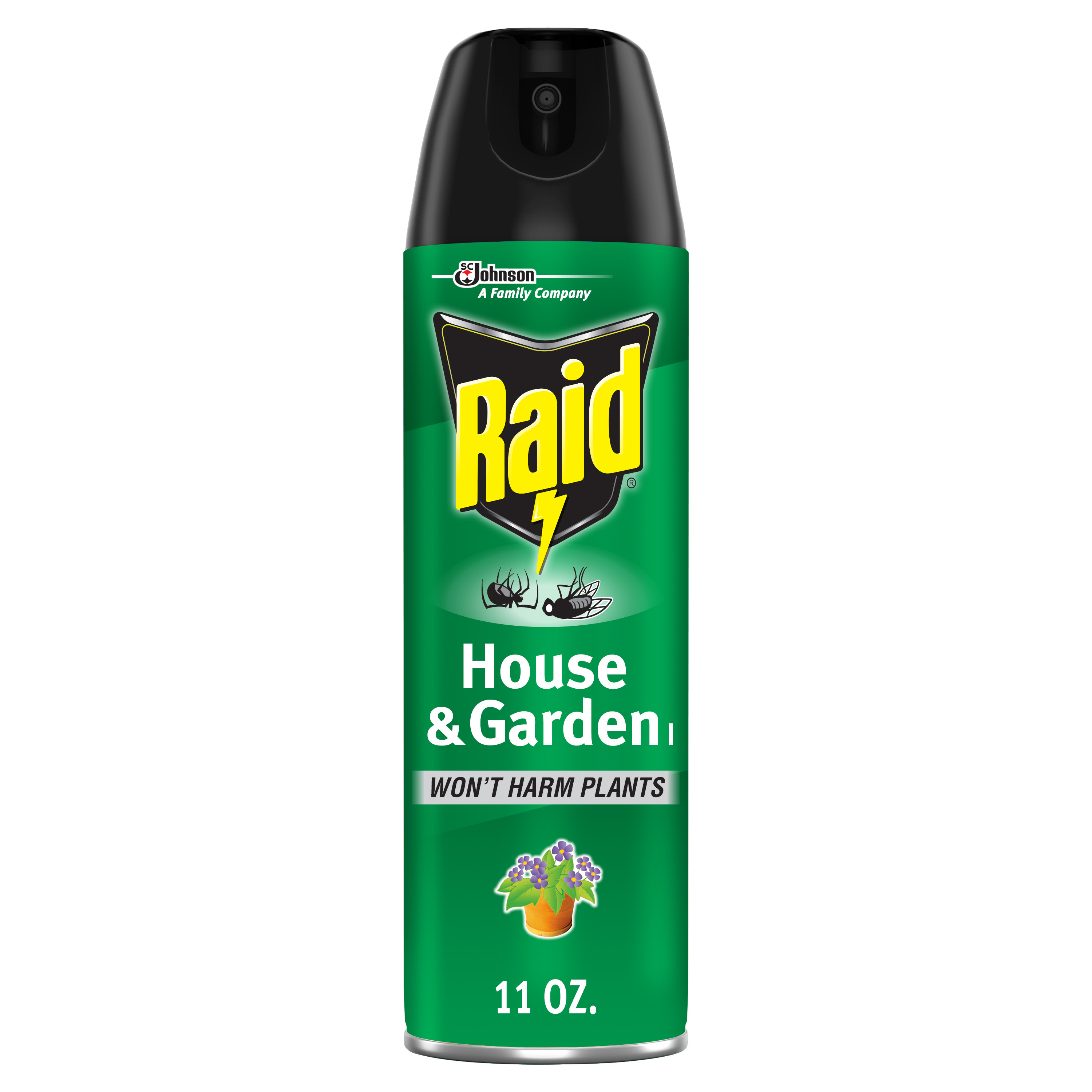 Raid House & Garden Aerosol, 11 OZ, Pack of 3 - Bug Killer, Pesticide ...