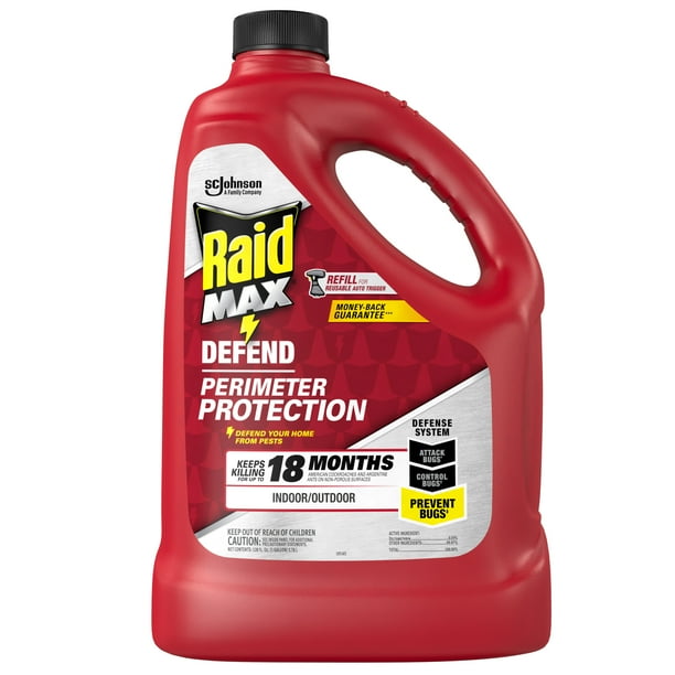 Raid MAX Perimeter Protection, 1 Gallon Refill - Walmart Business Supplies