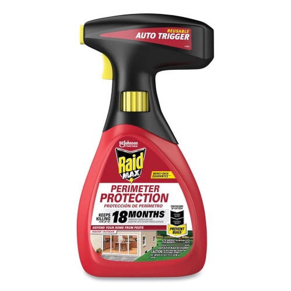 Raid MAX Perimeter Protection, 30 oz Bottle, 6/Carton, Each - Walmart.com
