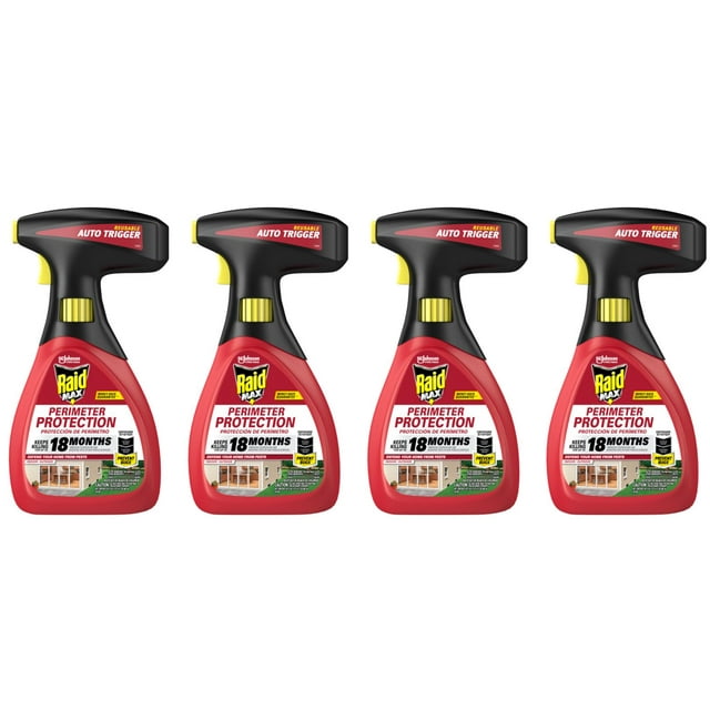Raid MAX Perimeter Protection, Auto Trigger, 30 (4-Pack) - Walmart ...