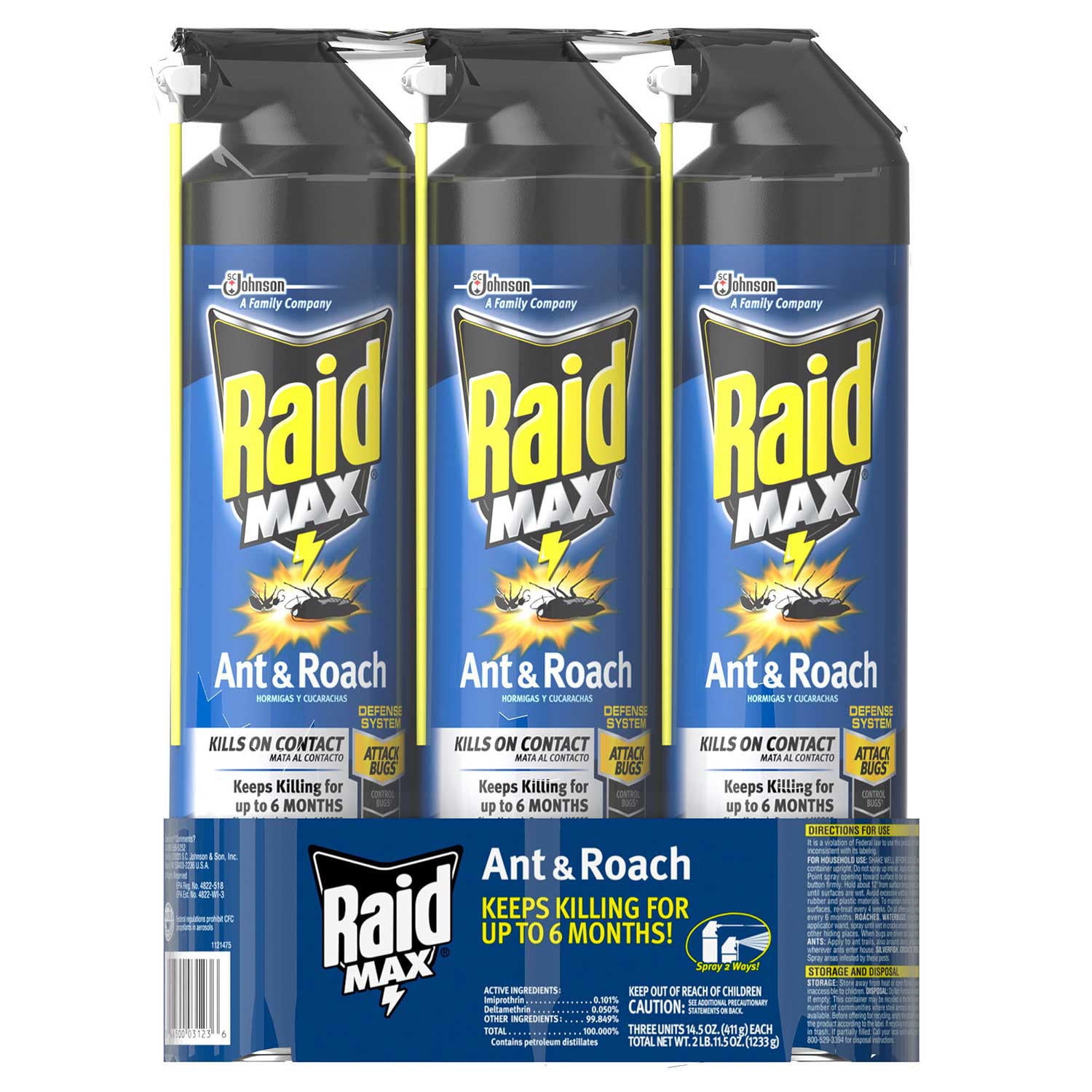 Raid Max Indoor Insect Killer Spray, Home Defense Against Ants and ...