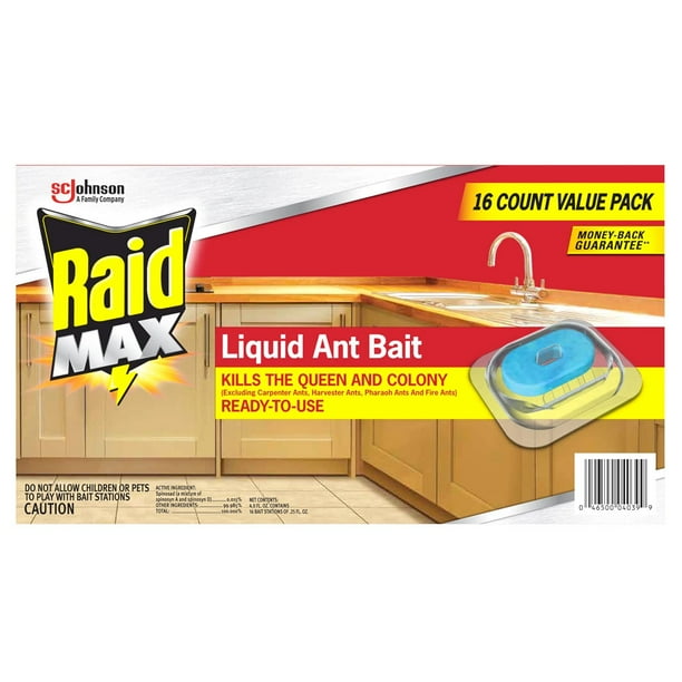 Raid Max Liquid Ant Baits 2 x 8 ct. - Walmart Business Supplies
