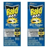 Raid Max Dry Fogger, Deep-Penetrating Insect Killer for Home, Pack of 6 ...