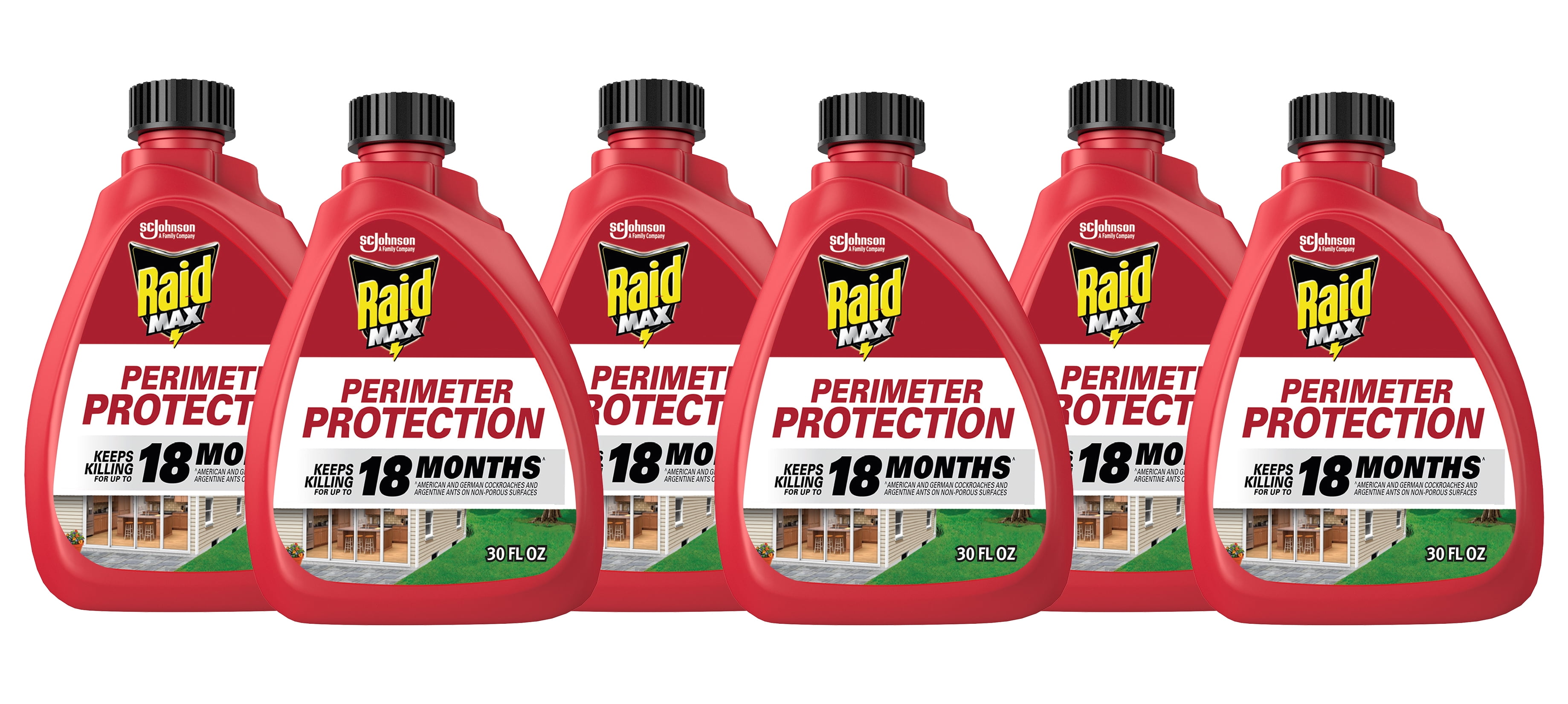 Raid Max Perimeter Protection Trigger Refill, 30 oz. (Pack of 6 ...