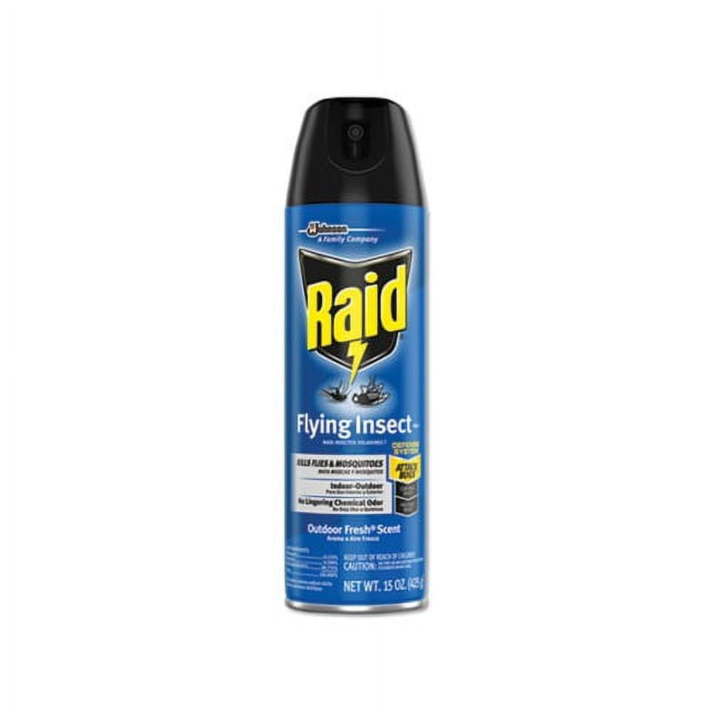 Raid Flying Insect Killer Aerosol Spray, 15 oz, 12/Carton, Indoor ...