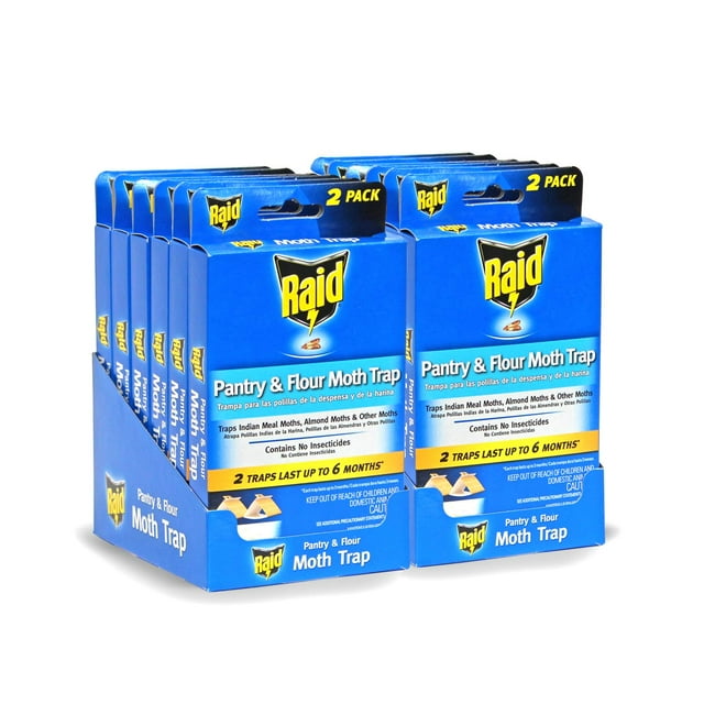Raid Indoor Kitchen Pest Control, Pheromones Meal Moth Trap, Grain ...