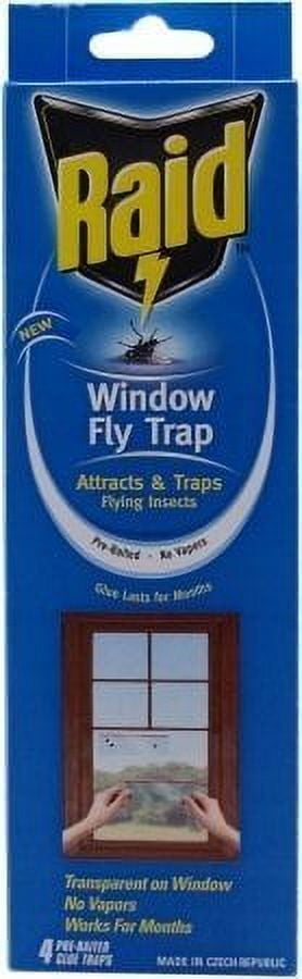 Raid Window Fly Trap, 4ct Pack of 4 - Walmart.com