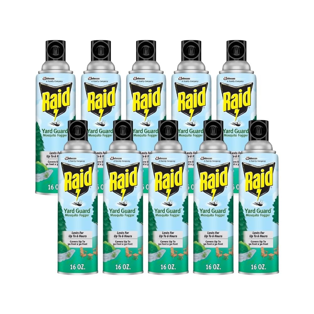 Raid Yard Guard Mosquito Fogger Outdoor Fogger Bug Spray - Insecticide ...
