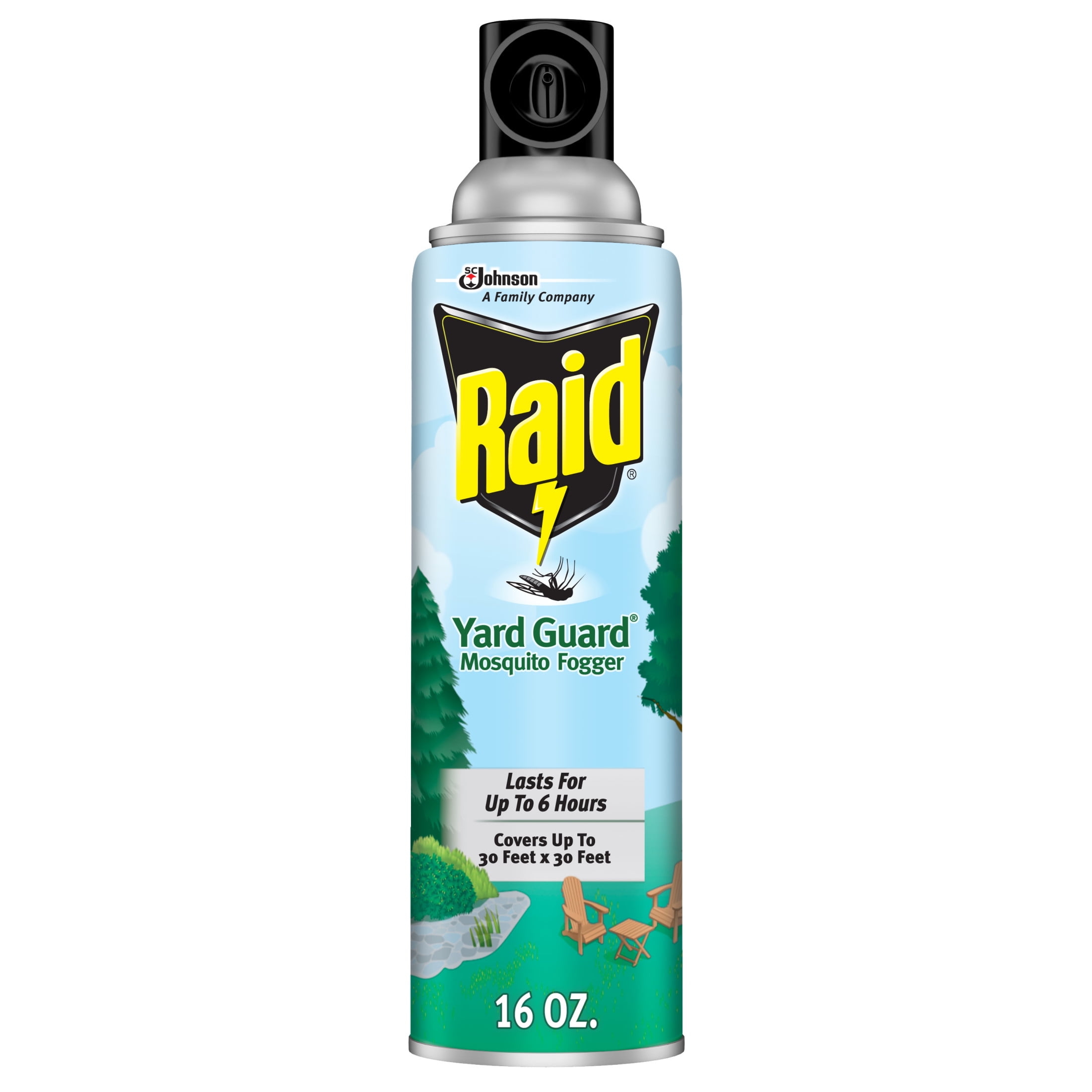 Raid Yard Guard Mosquito Fogger, Insect Killer Bug Spray, 16 oz ...