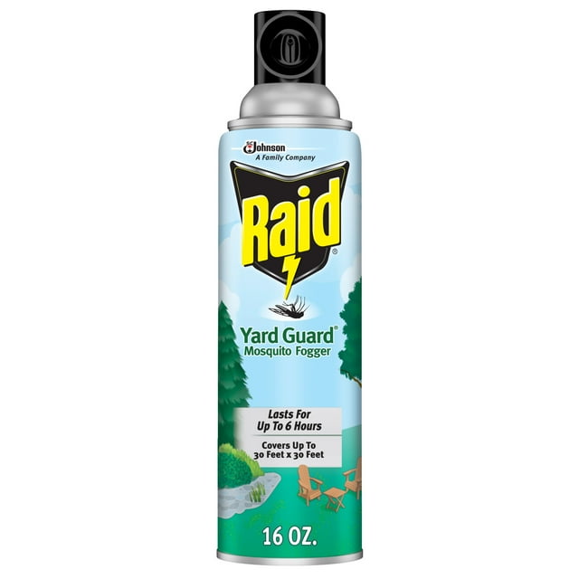 Raid Yard Guard Mosquito Fogger, Insect Killer Bug Spray, 16 oz ...