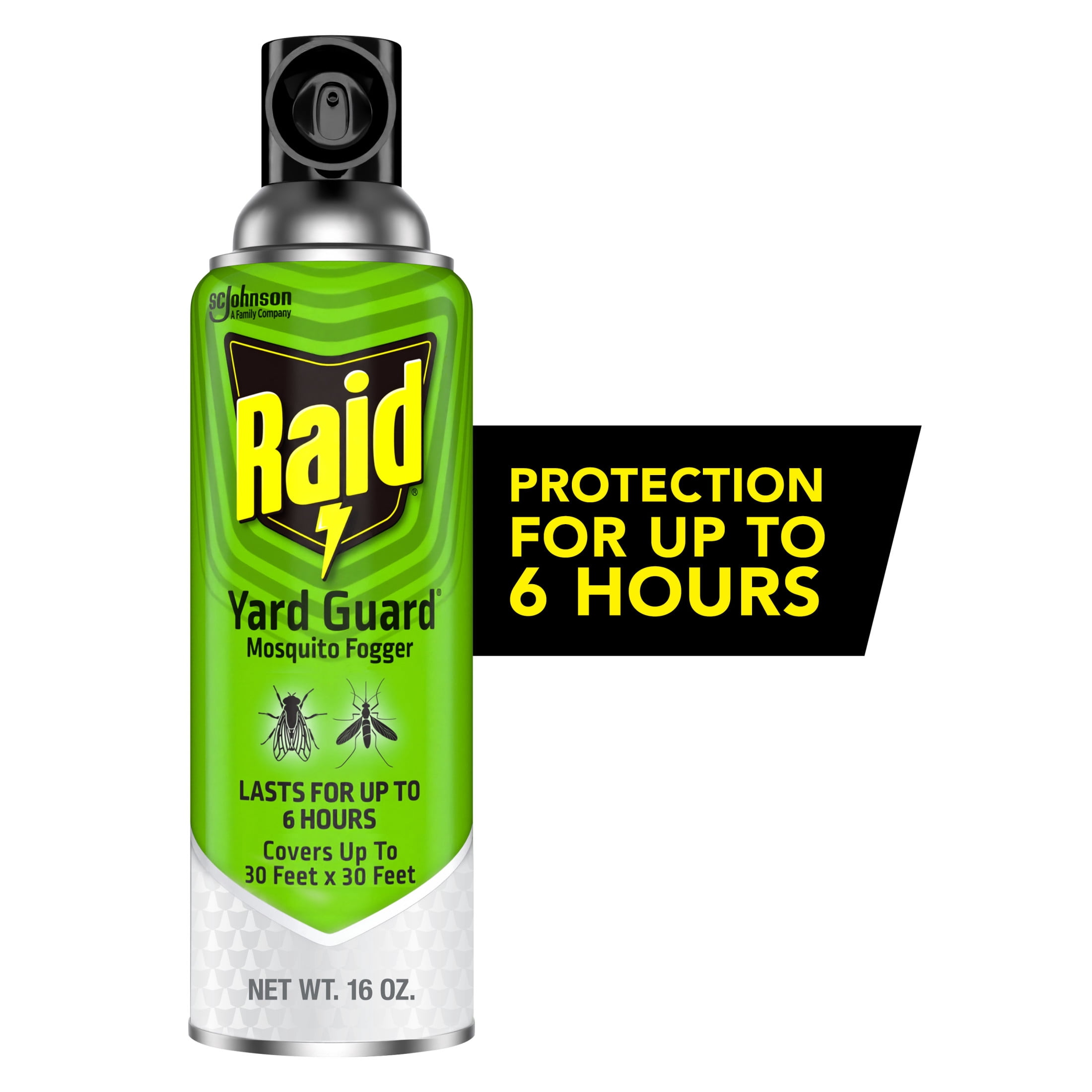Raid Yard Guard Mosquito Fogger 16 oz Outdoor Insect Killer Bug Spray ...
