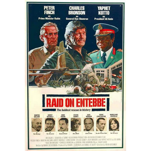 Raid on Entebbe - movie POSTER (Style A) (11" x 17") (1977) - Walmart ...