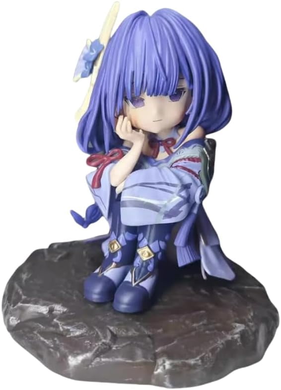 Raiden Shogun Figure Sitting Q Version Raiden Shogun Figurine 13cm/5 ...