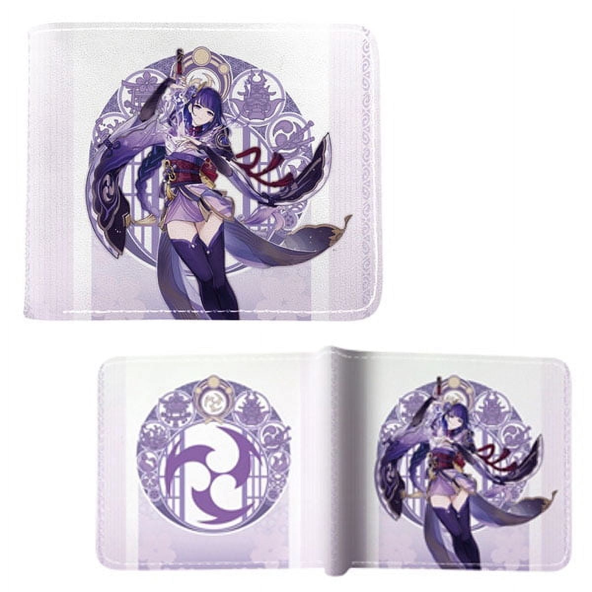 Raiden Shogun Poster - Genshin Impact 4x5" Bi-Fold Wallet - Walmart.com