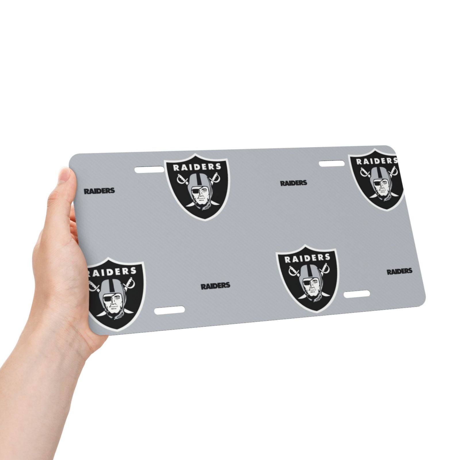 Raiders 2‌025 American Football Team Custom License Plate 6x12in ...