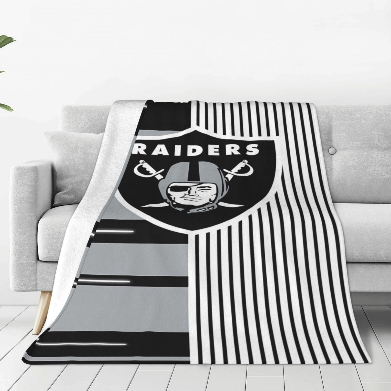 Raiders Blanket Birthday and holiday gifts football Team Custom , Super ...