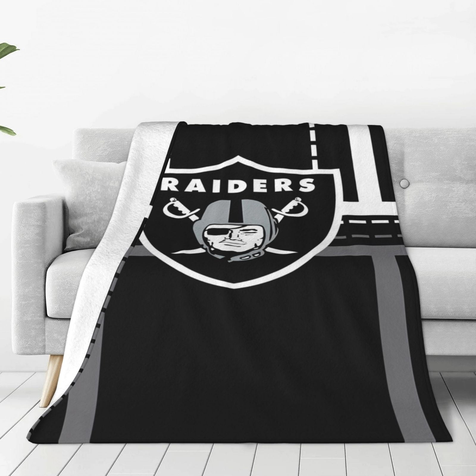 Raiders Blanket Birthday and holiday gifts football Team Custom , Super ...