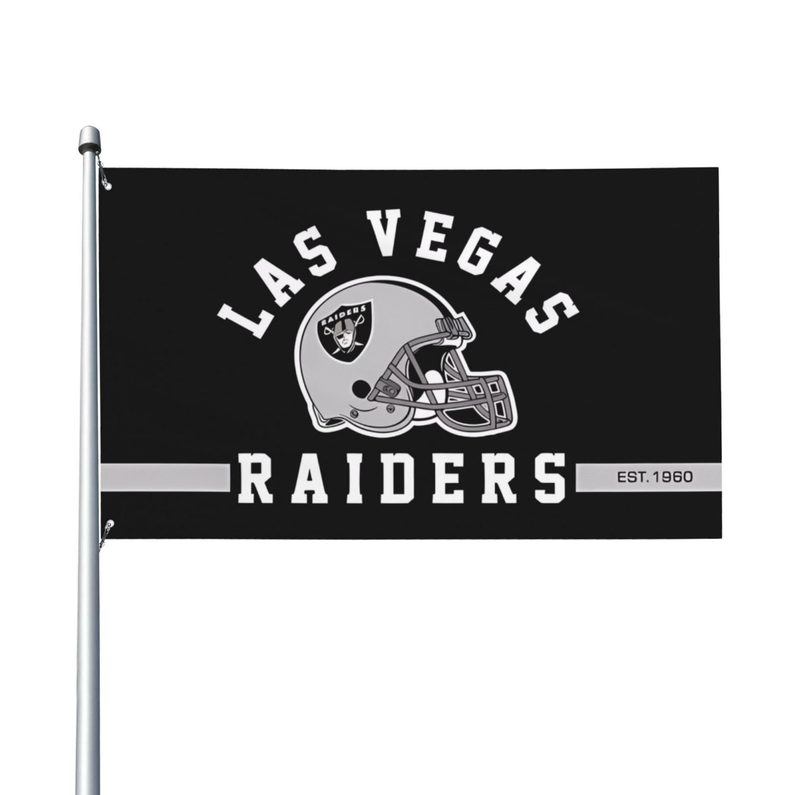 Raiders Football Fan 3x5 Ft Flags with 2 Grommets for Indoor Outdoor ...