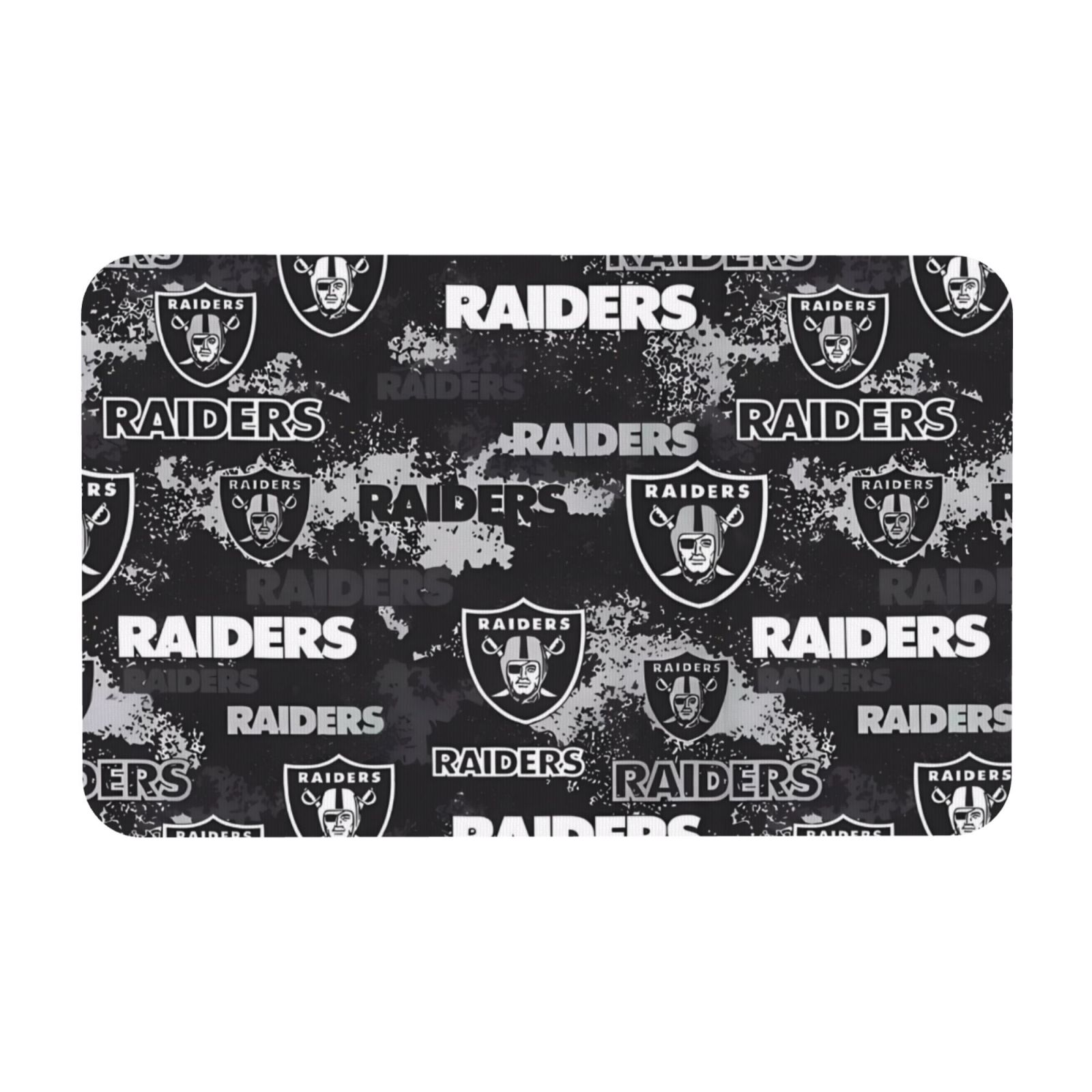 Raiders Football Team Custom Diatom Mud Bathroom Floor Mat Luxury ...