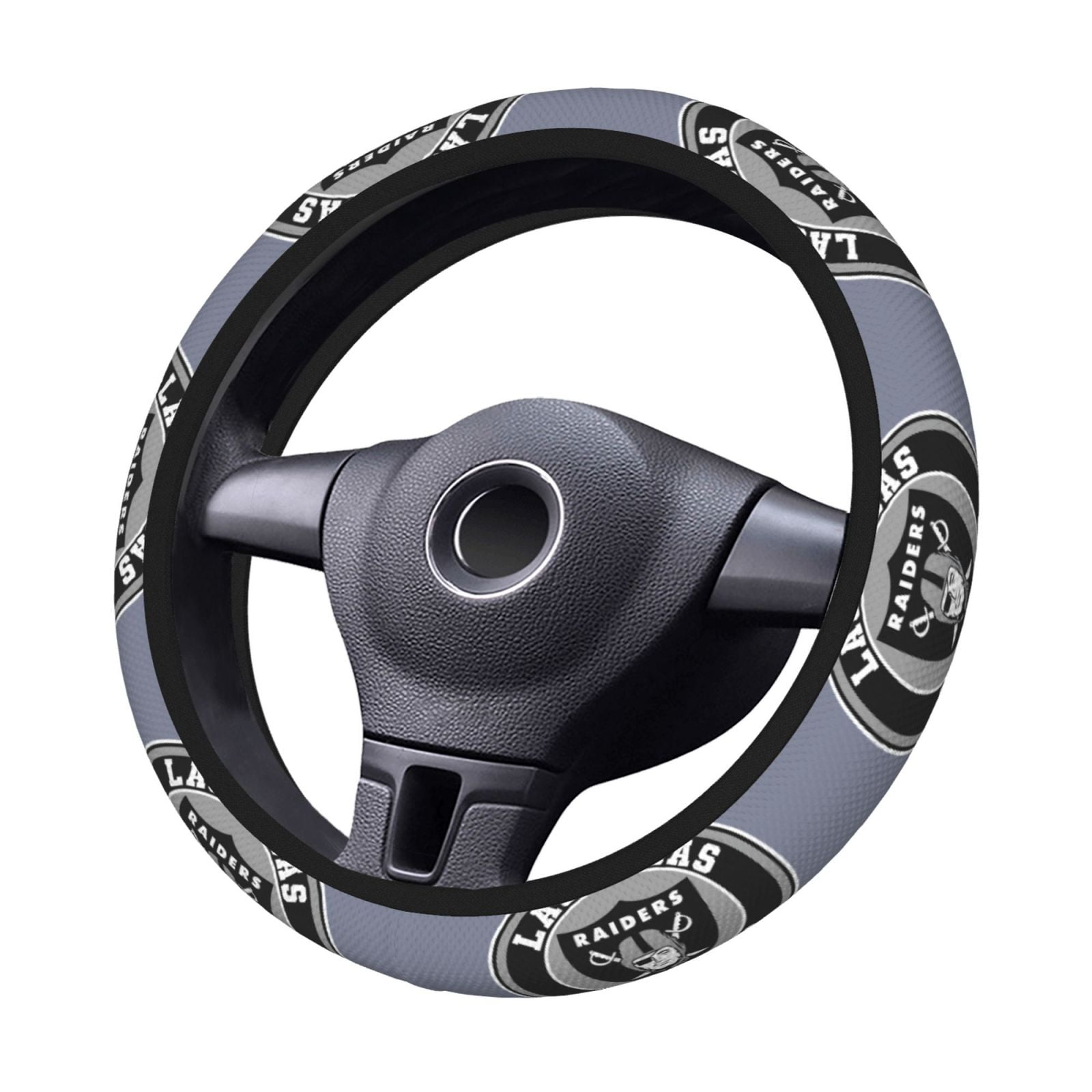 Raiders Football Team Double-Layer Thickened Steering Wheel Cover, Non ...