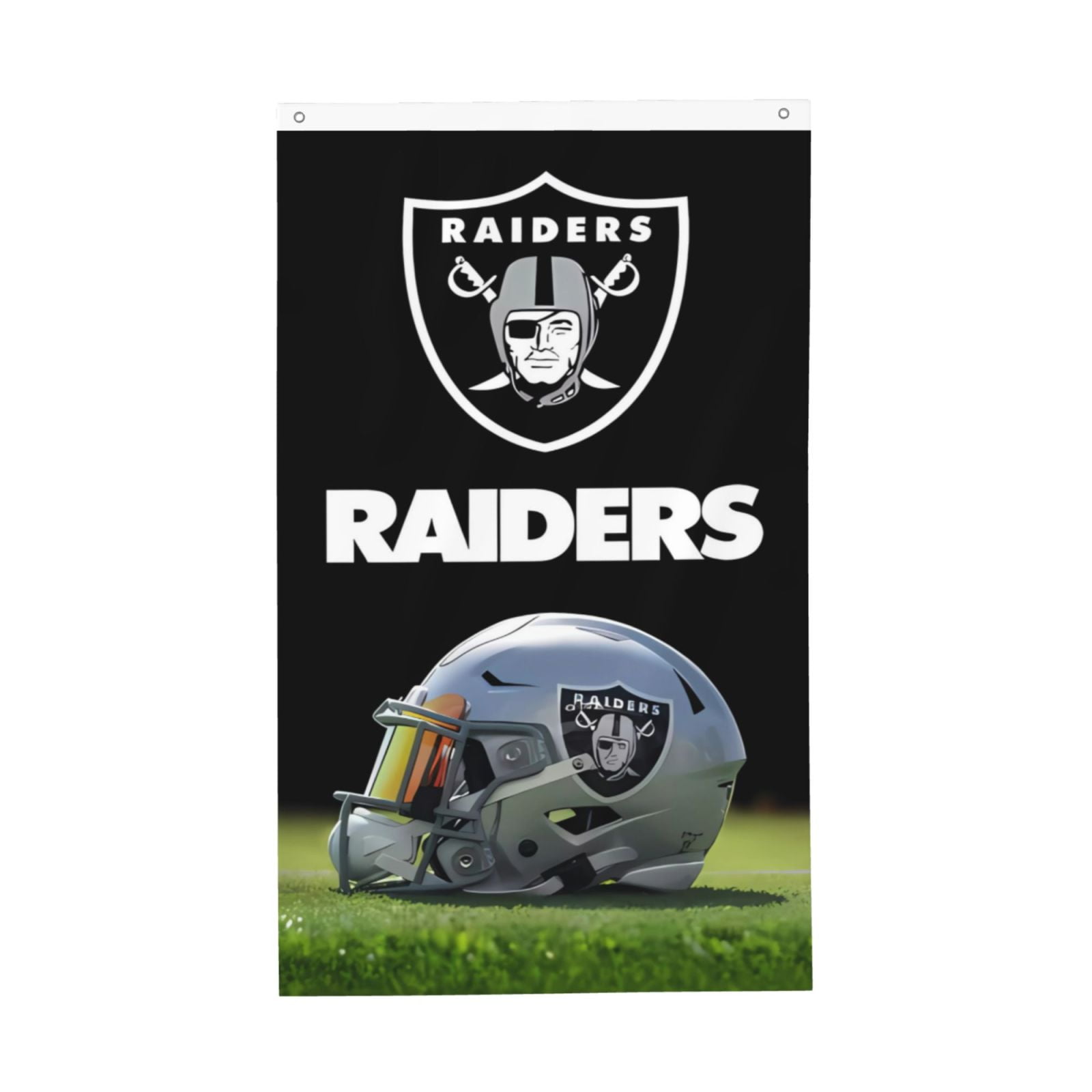 Raiders Football Team Double Sided Support Flag 3x5ft Flag ...