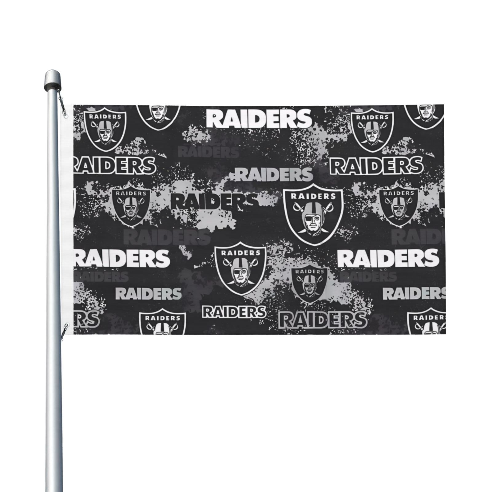 Raiders Football Team Double Sided Support Flag, Outdoor Decorative ...