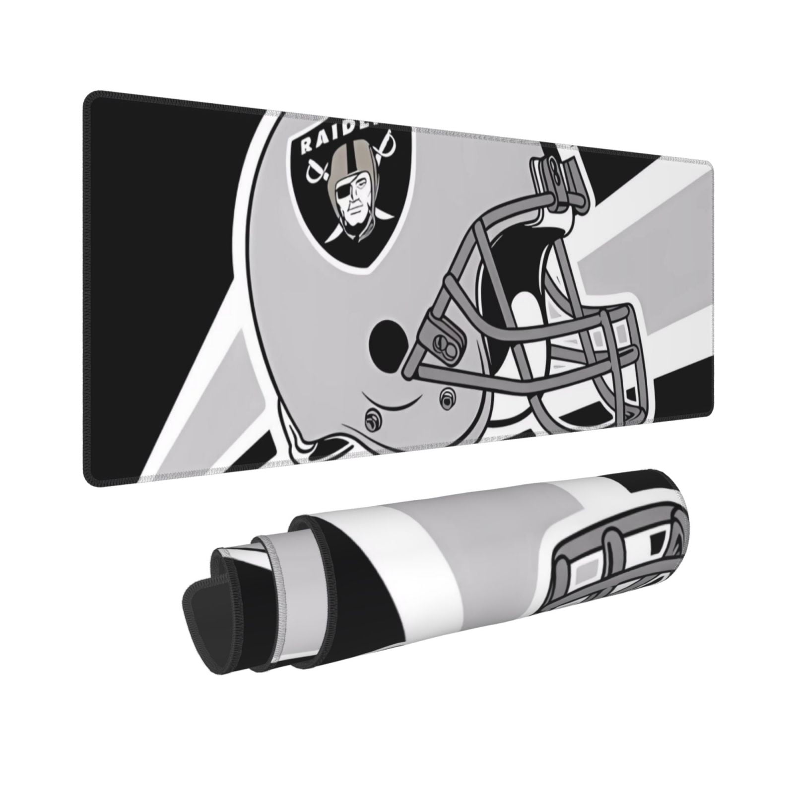 Raiders Football Team Theme Logo Mouse Pad, Extra Large Rubber Keyboard ...