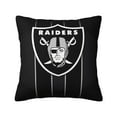Raiders Football Team Theme Sofa Double-Sided Pillow Cover Car Cushion ...