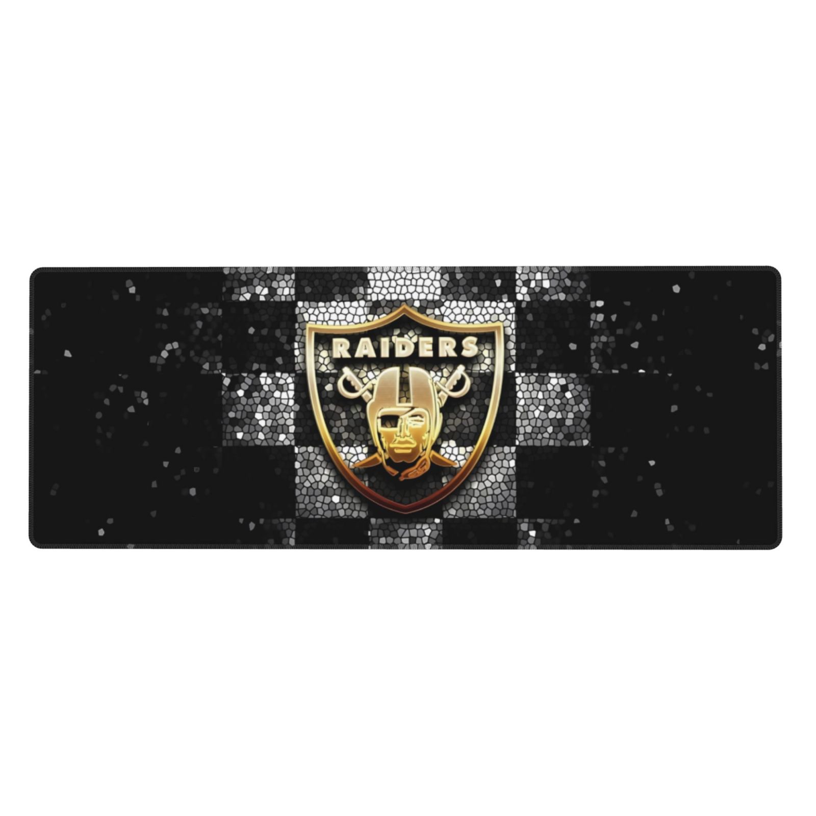 Raiders Gaming Mouse Mat Football Team Logo Background Pattern Large ...