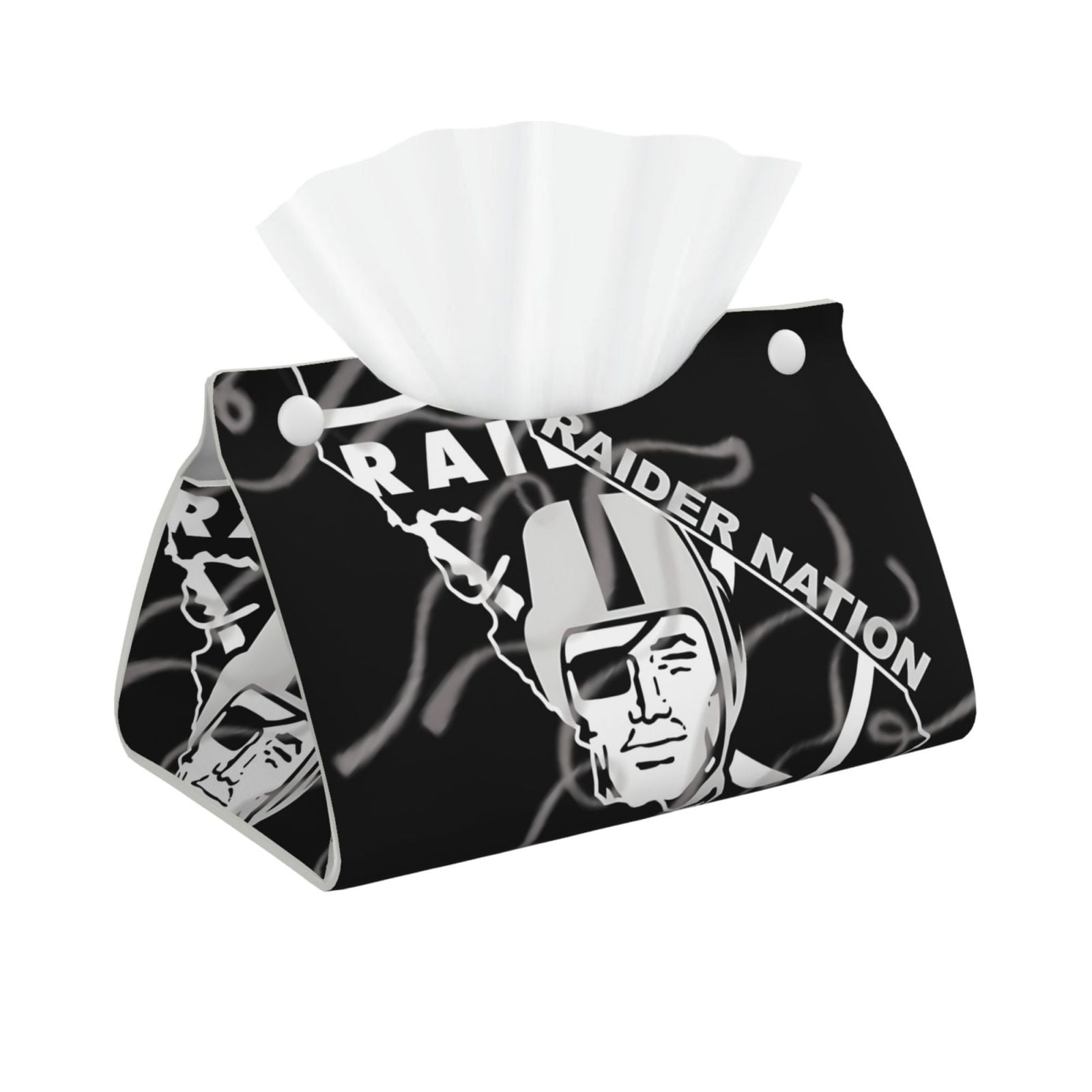 Raiders Large Tissue Box Cover Rectangular Plus Size Tissue Box Holder ...