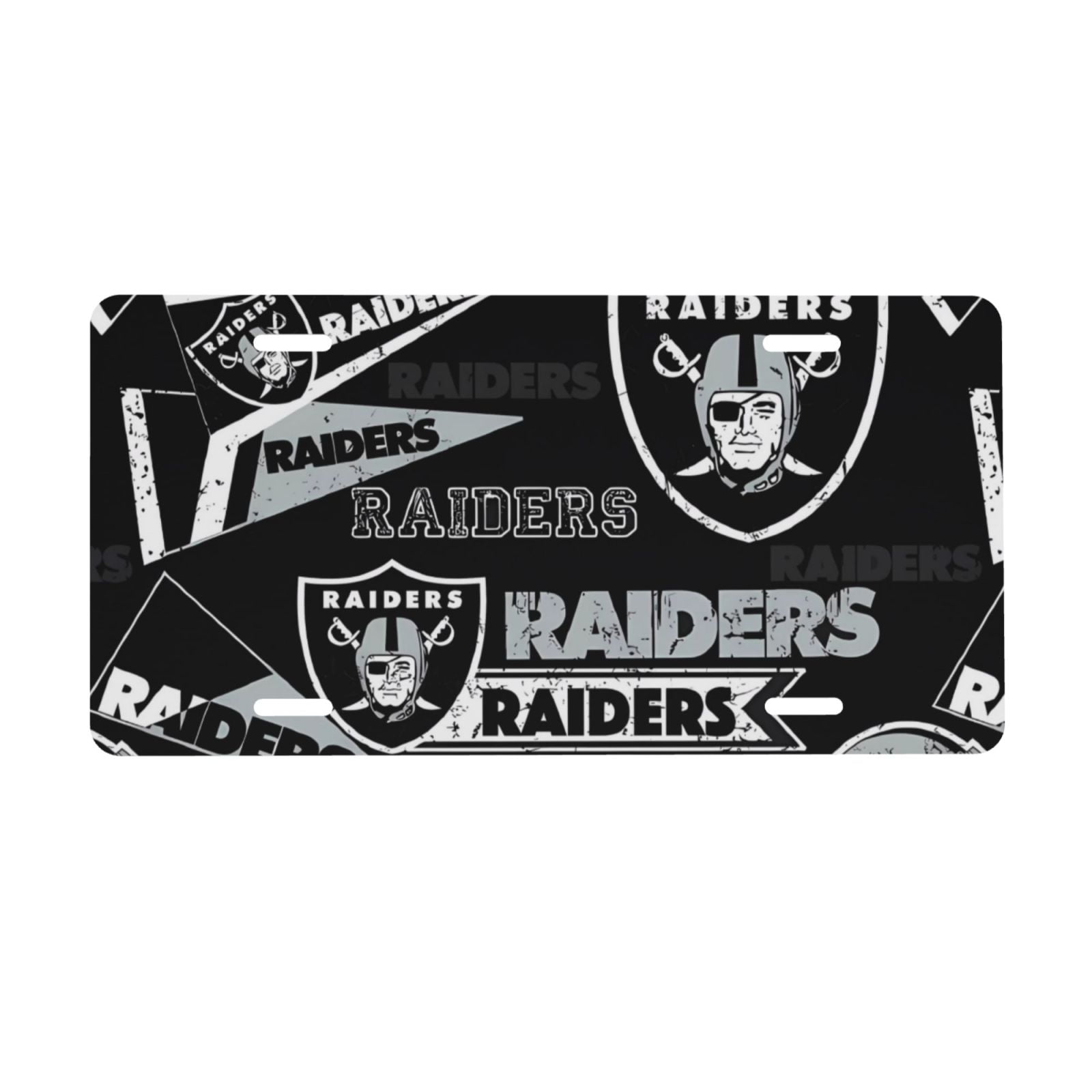 Raiders License Plate Thickened Aluminum Car Front Frames Tags Great ...