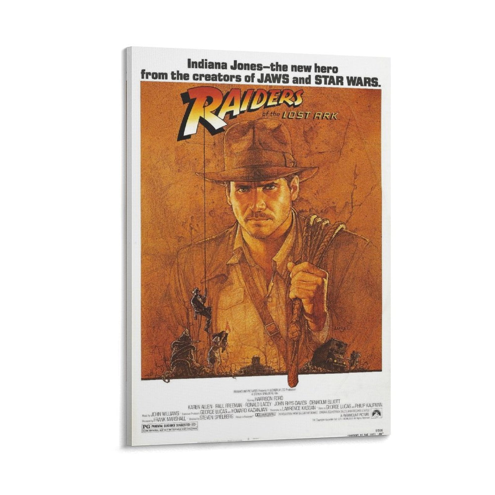 Raiders of The Lost Ark Movie Poster American Print Photo Art Painting ...