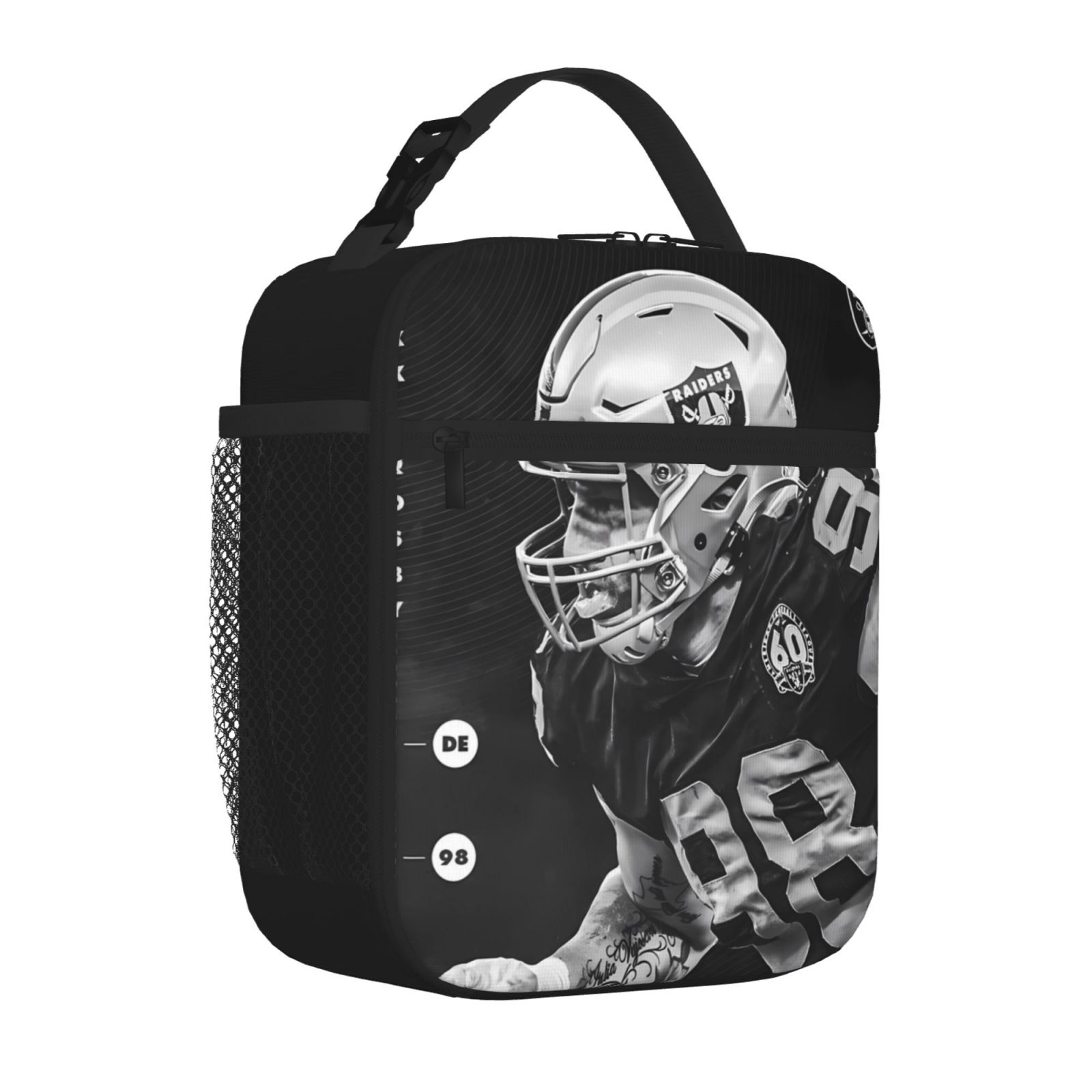 Raiders Maxx Crosby Football Star Team Personalized Insulated Lunch ...
