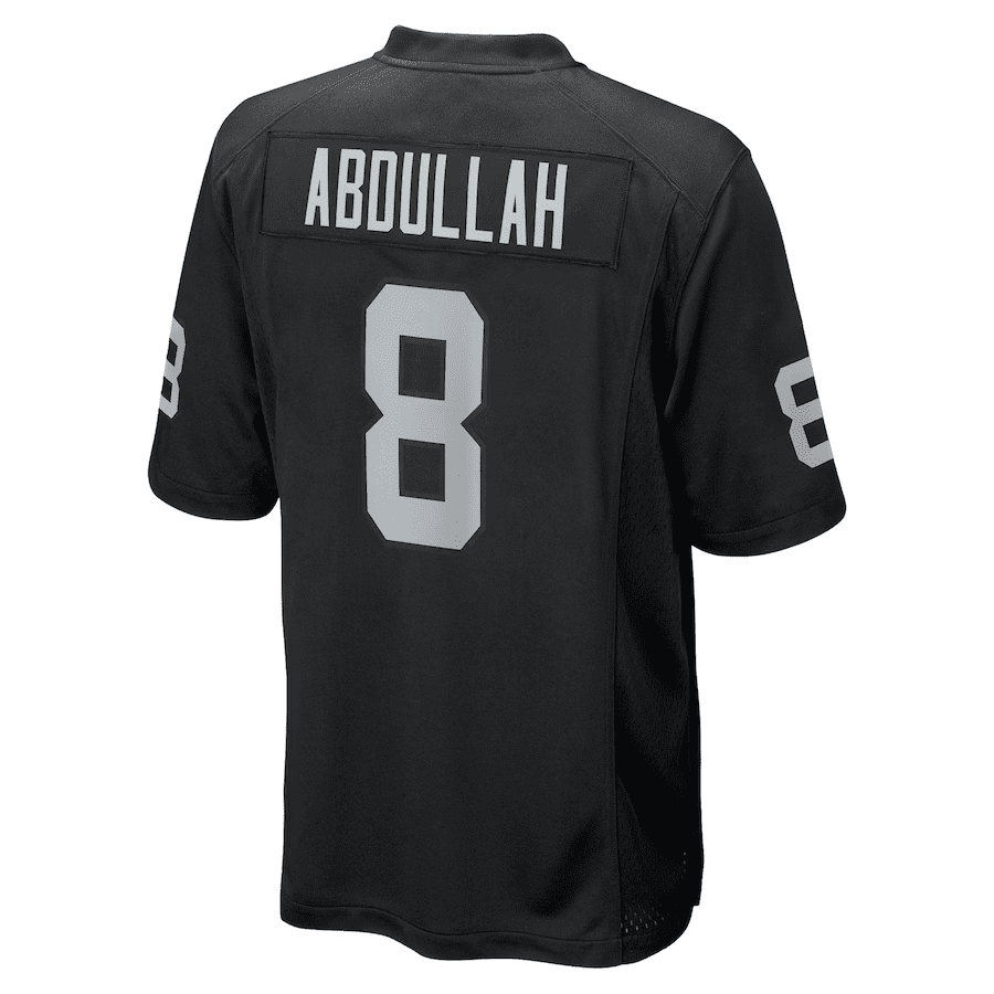 Raiders Men's Home Limited Ameer Abdullah#8 Fans short sleeve Game ...