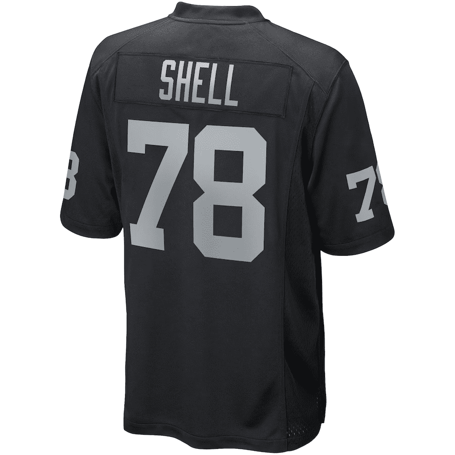 Raiders Men's Home Limited Art Shell#78 Fans short sleeve Game Jersey ...