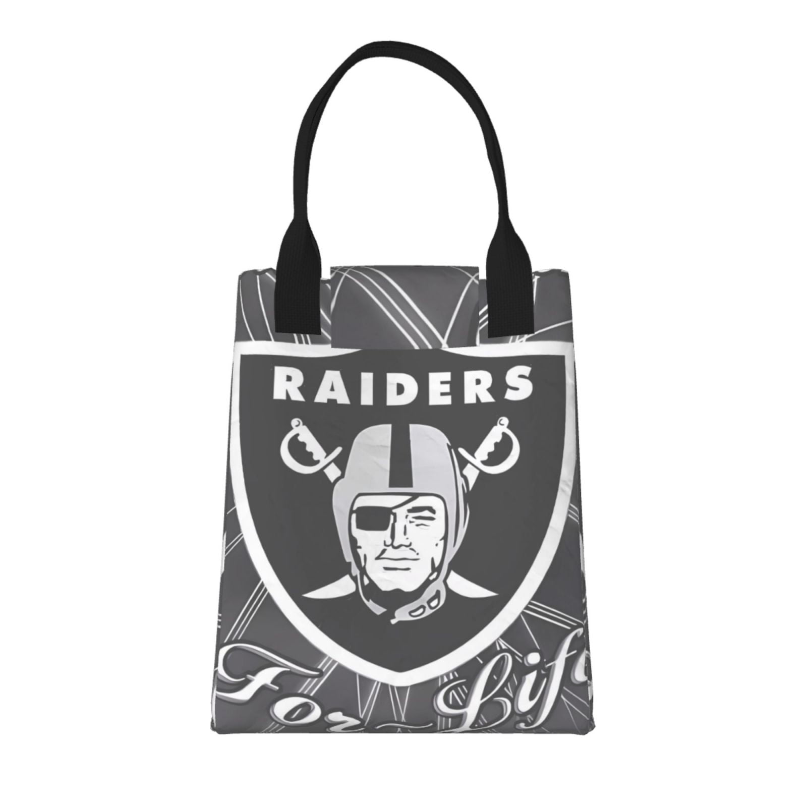Raiders Reusable Thermal Lunch Bag Easy to Carry Water Resistant Easy ...