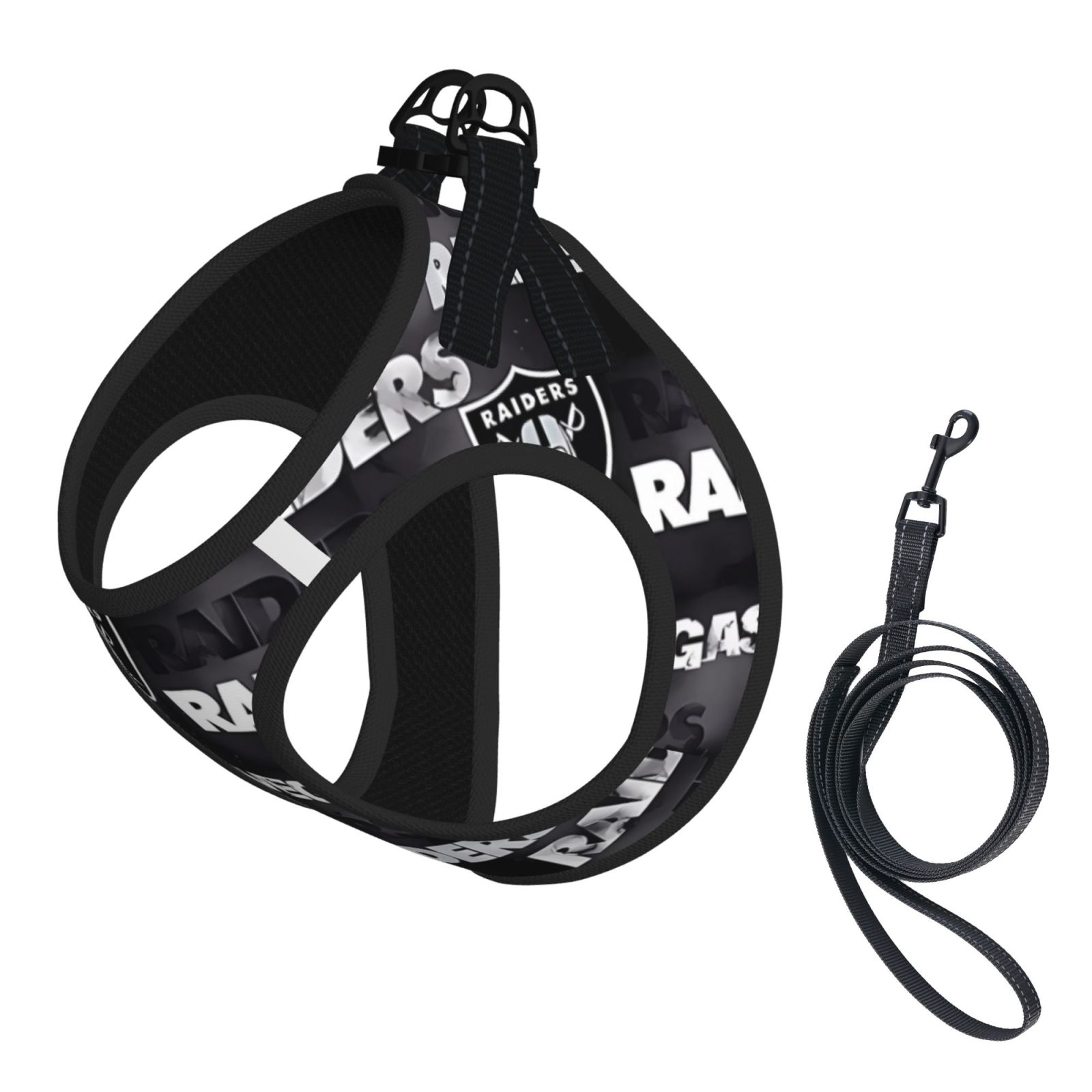 Raiders Small-Scale Dog Harness Soft Breathable Mesh Pet Football ...