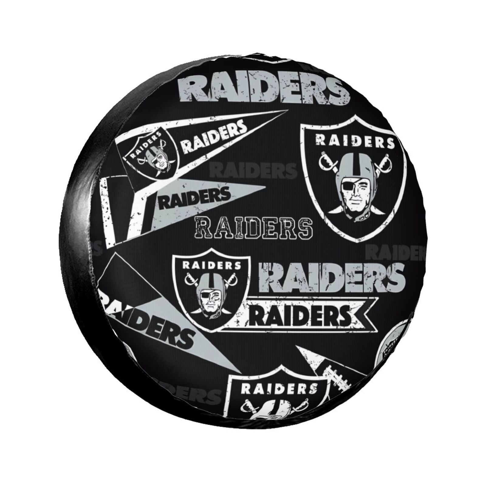 Raiders Spare Tire Cover Weatherproof Universal Wheel Protectors Camper ...