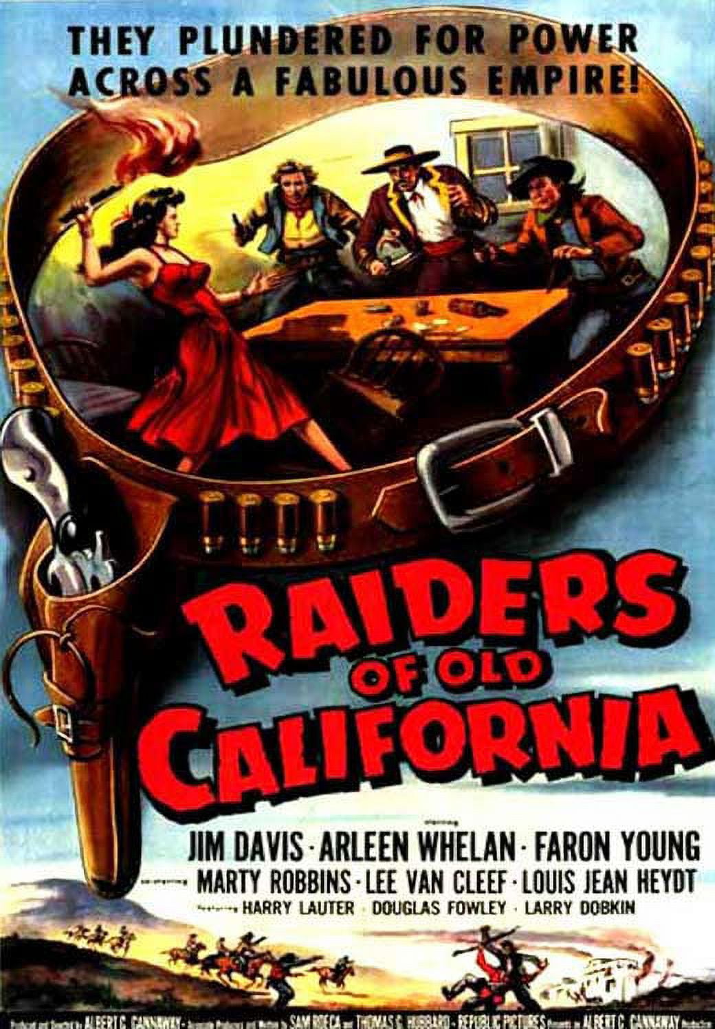 Raiders of Old California - movie POSTER (Style A) (27" x 40") (1957 ...