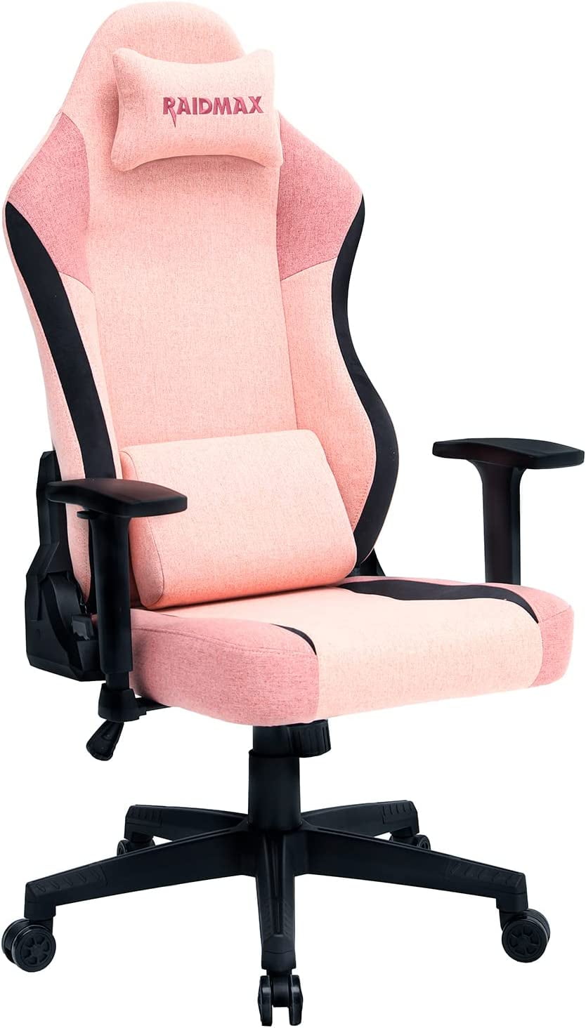 Raidmax DK802 Series Computer-Gaming-Chairs, Soft Breathable Fabric All Day Gaming Chair, Heavy ...