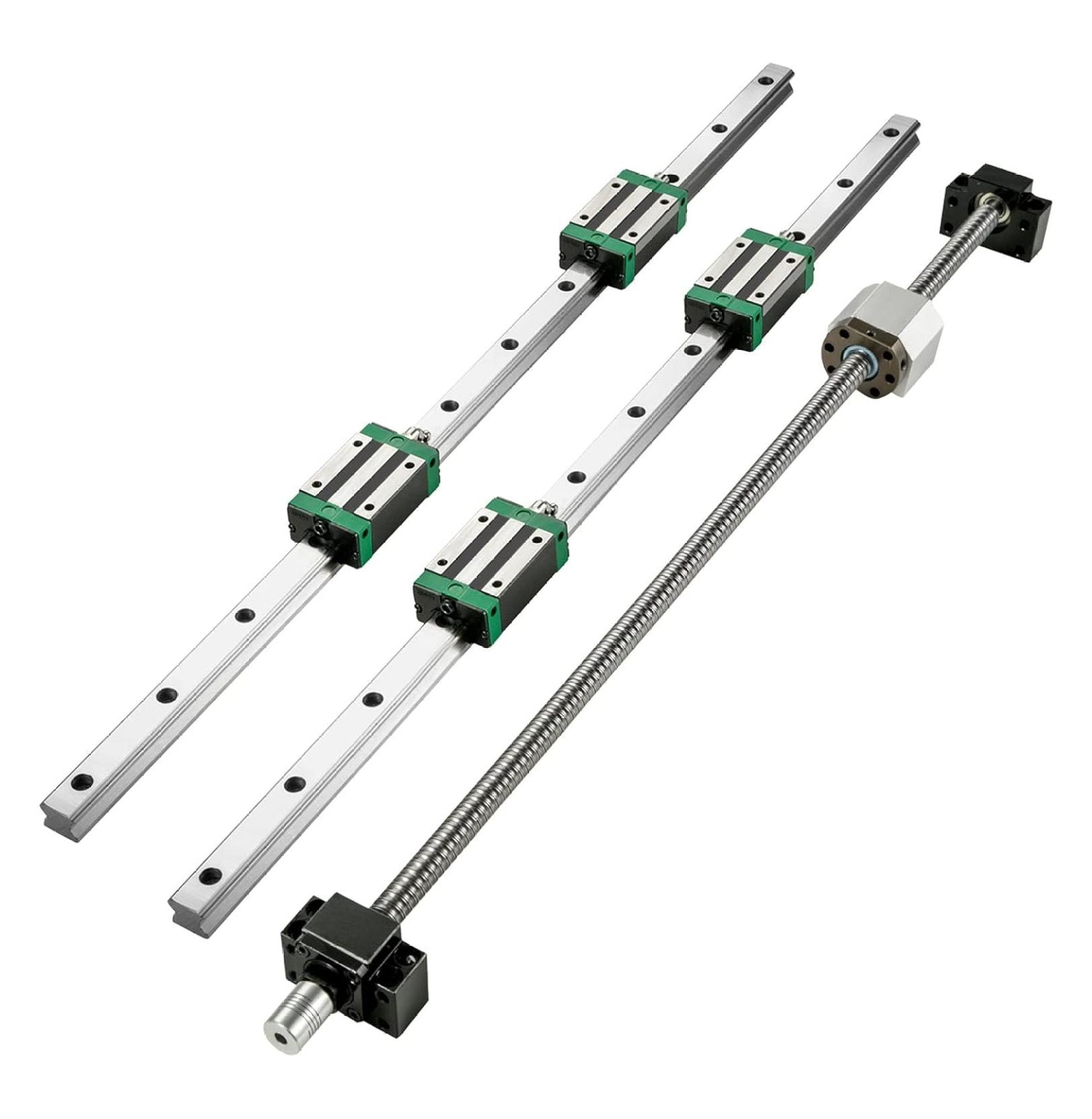Rail, 2PCS HGR20-1000mm Slide Rail + 1Pcs RM1605-1000mm Ballscrew with ...