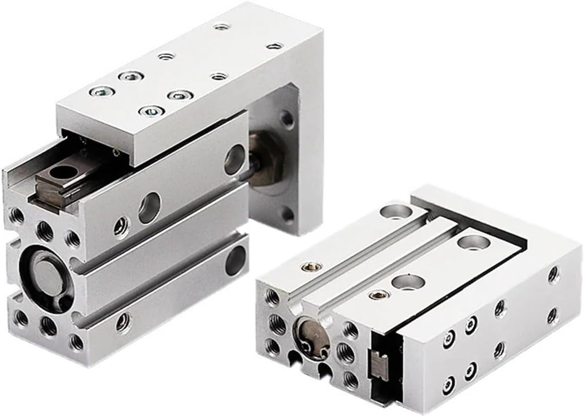 Rail Cylinder MXH6 MXH10 MXH16 MXH20 Precision Pneumatic Air Linear Side Rail Guide Rod Cylinder ...