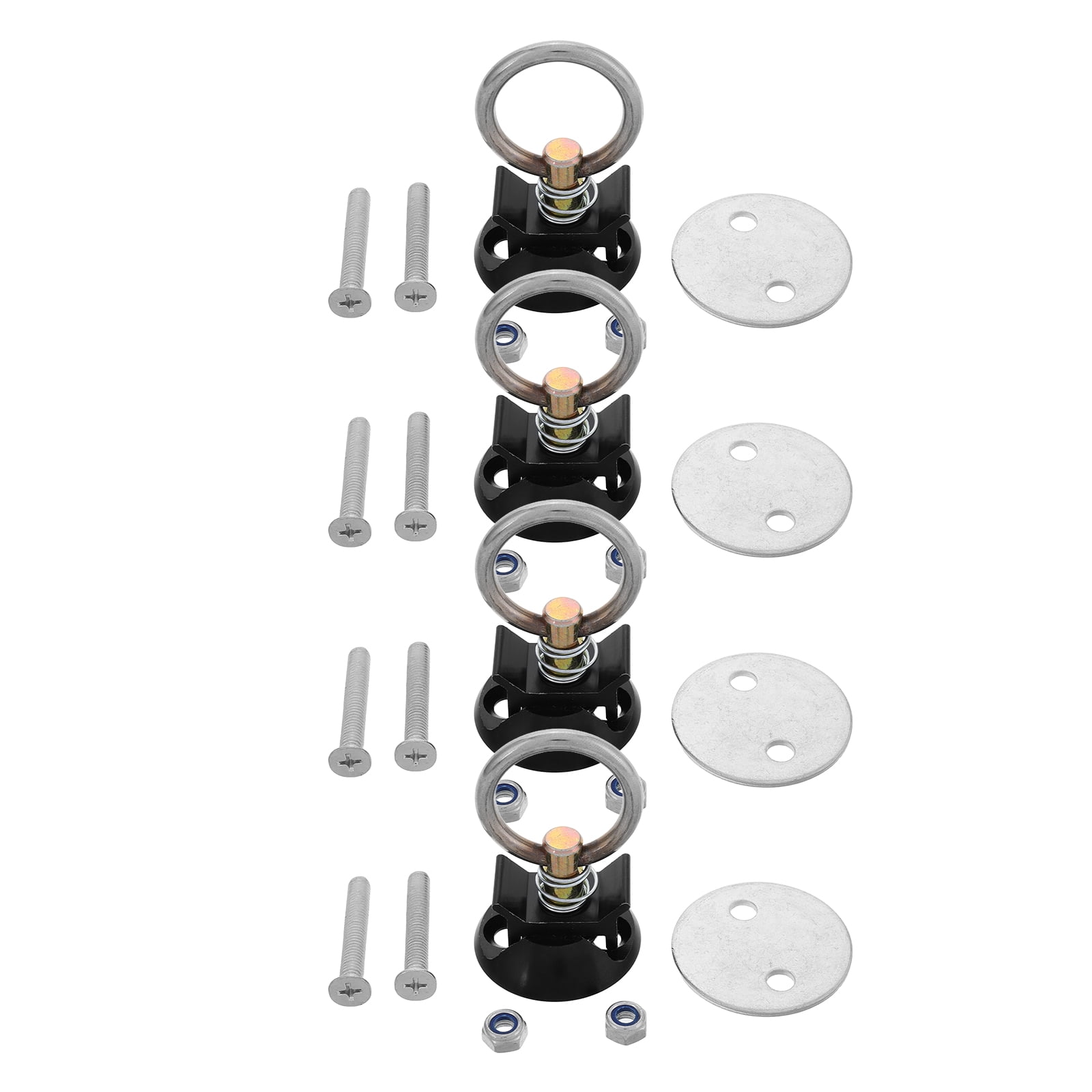 Rail Fixing Eye Pants Hangers Clips for Hanging Clothes Black - Walmart.com
