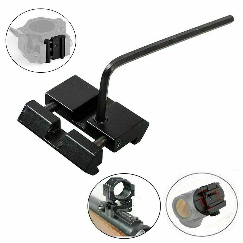 Rail Mount Dovetail 11mm to 20mm Dovetail Adaptor Picatinny Weaver Base ...