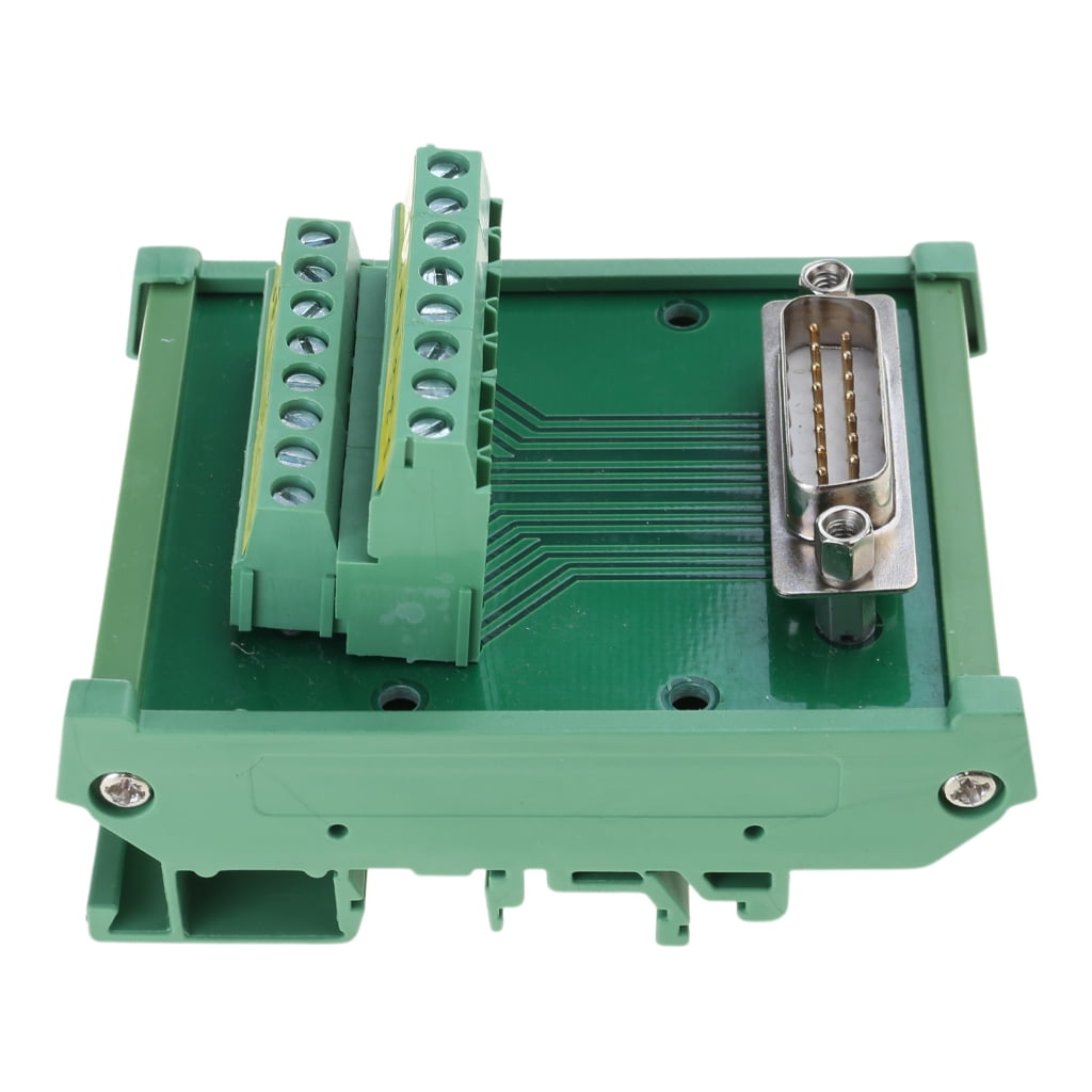 Rail Style D SUB D9/D15/D25/D37/D50/D62/D78 Connector Terminal Adapter ...