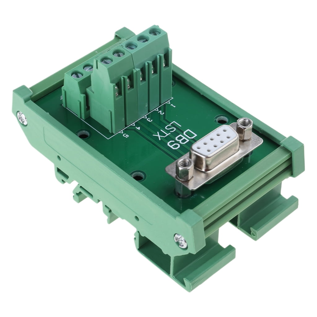 Rail Style D SUB D9/D15/D25/D37/D50/D62/D78 Connector Terminal Adapter ...